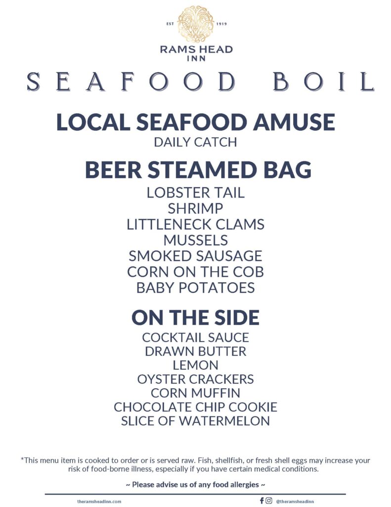 Specialty – THE RAMS HEAD INN