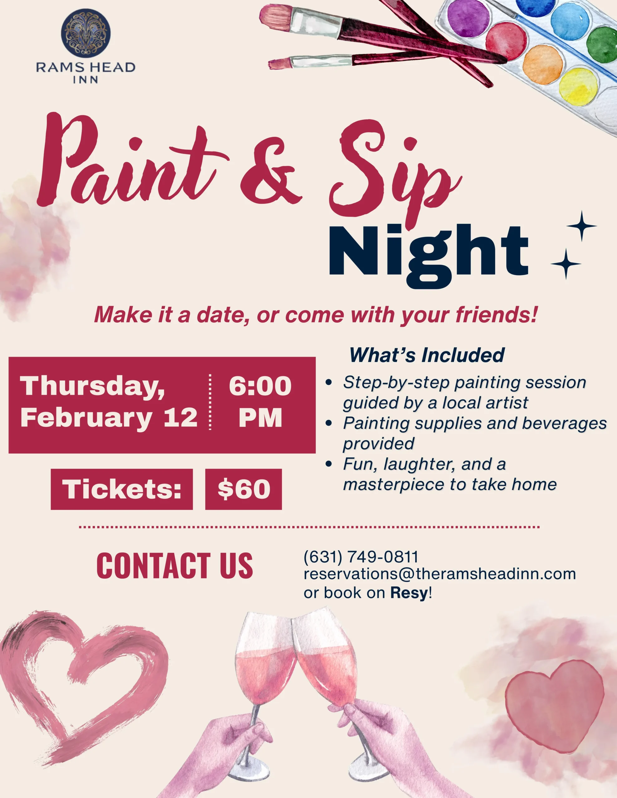 Paint and Sip – Don’t Miss It!